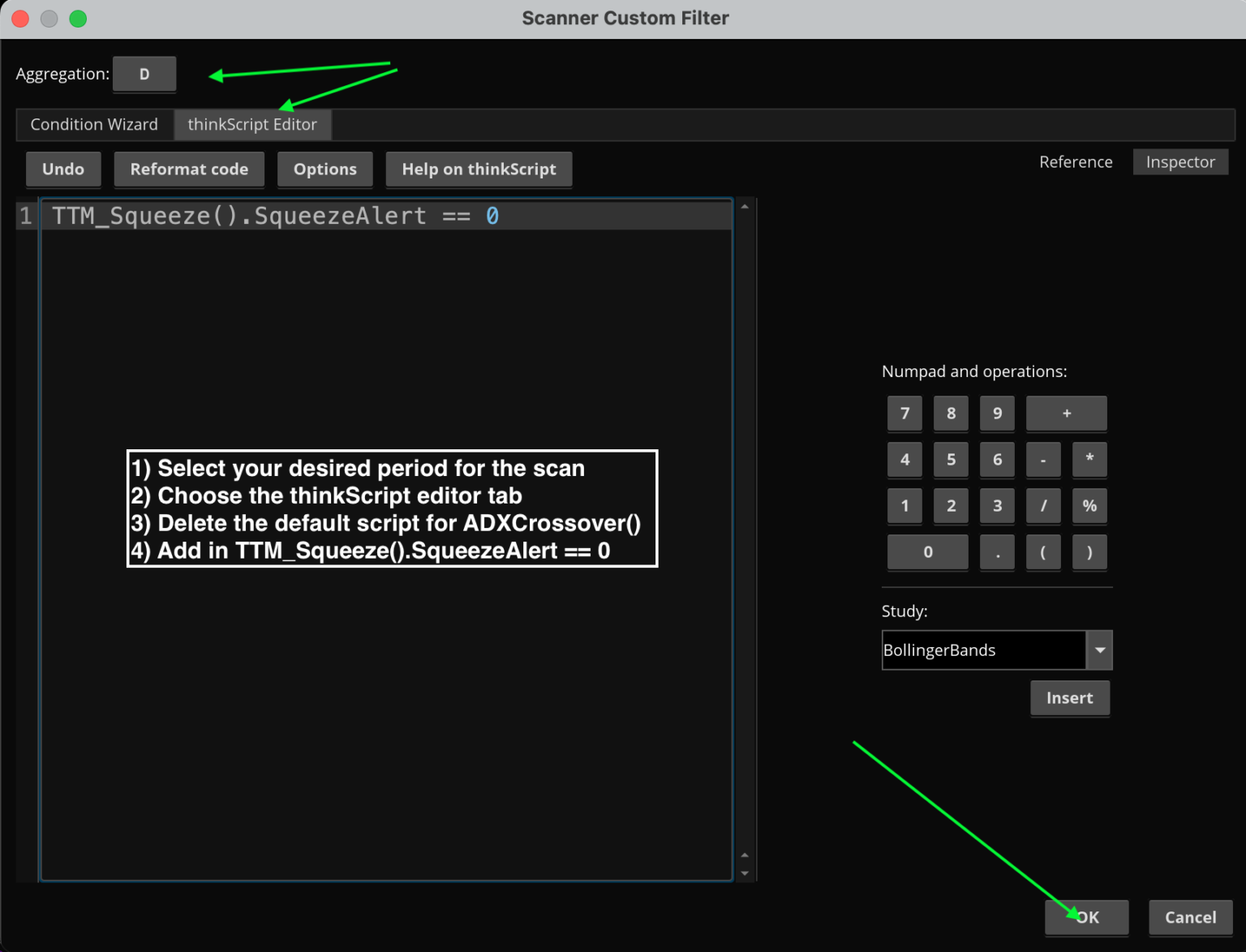 TTM Squeeze Scanner - Custom Scan in Think or Swim: - Simpler Trading