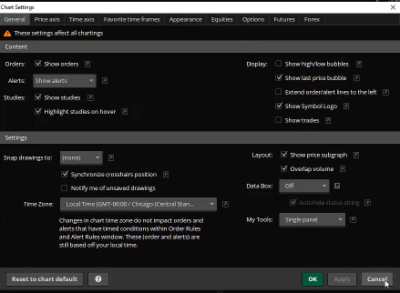 How to Change Chart Colors in TOS / Thinkorswim - Simpler Trading